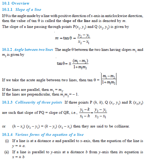 Ncert Book Class 11 Maths Straight Lines Questions